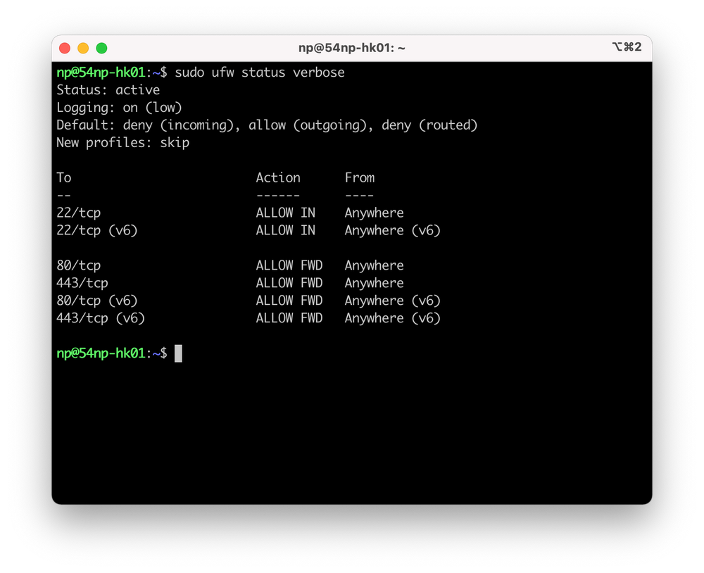 Docker与UFW防火墙转发